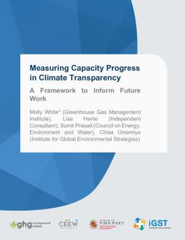 Measuring Capacity Progress in Climate Transparency. A Framework to Inform Future Work.
